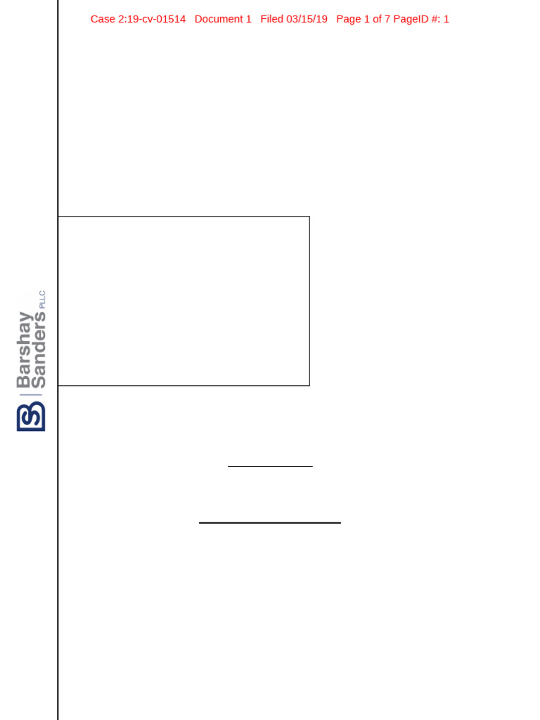 Scavone V Frontline Asset Strategies LLC | PDF | Lawsuit | Class Action