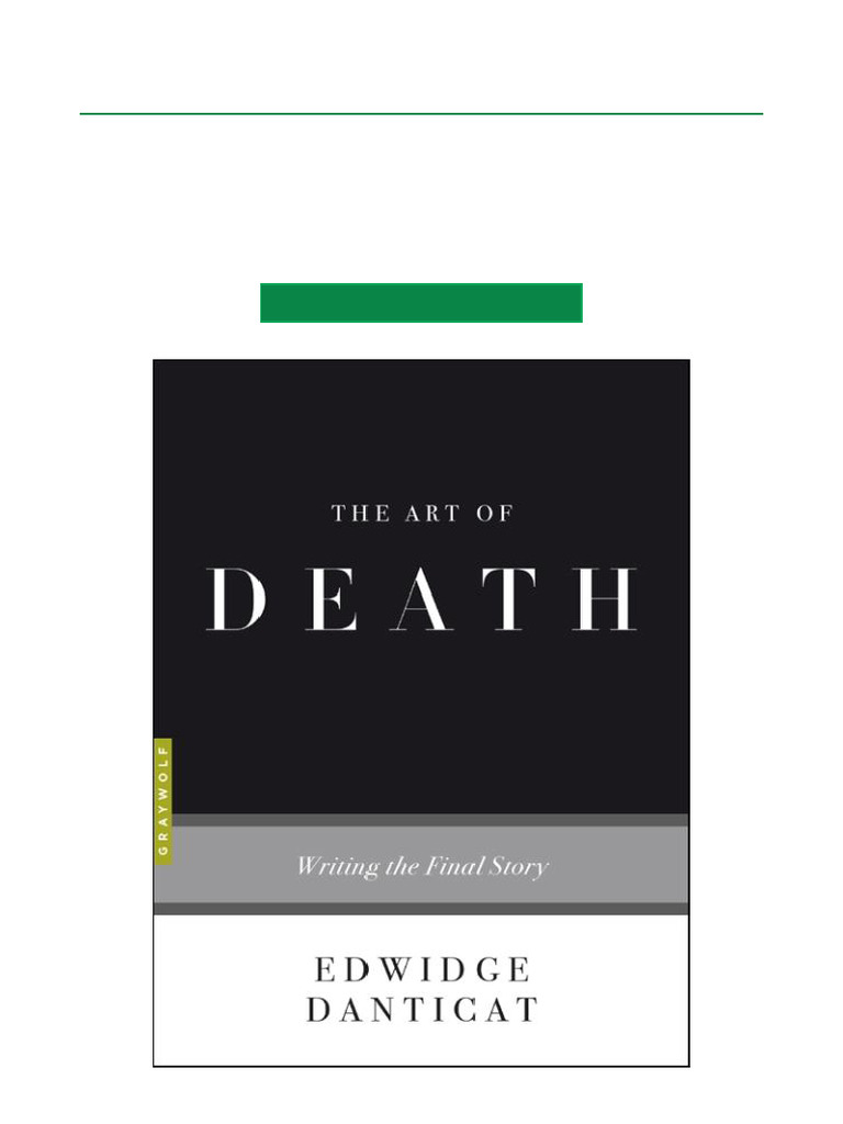 The Art of Death: Writing Stories | PDF