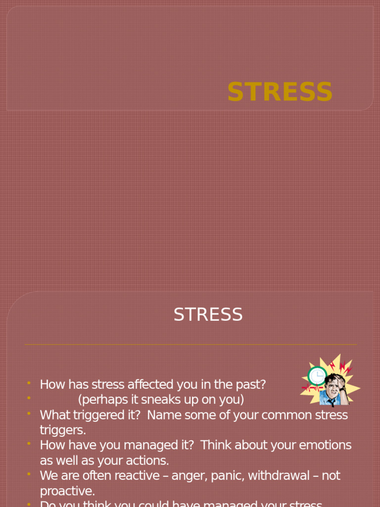 Time Stress Management | PDF | Stress (Biology) | Stress Management