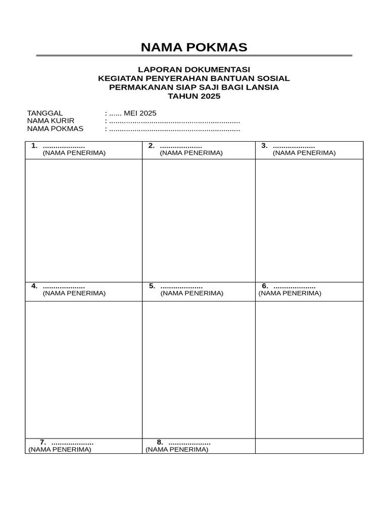 LAPORAN DOKUMENTASI KURIR | PDF