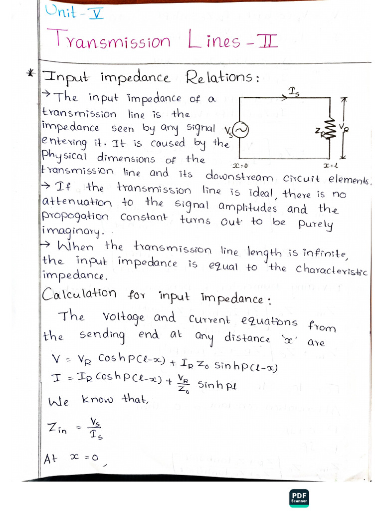 Transmission Lines 5(EMTL) | PDF