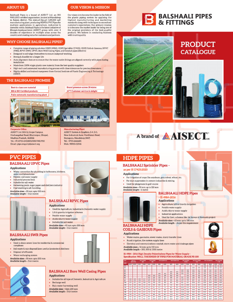 Brochure-BALSHAALI PIPES 2024 | PDF