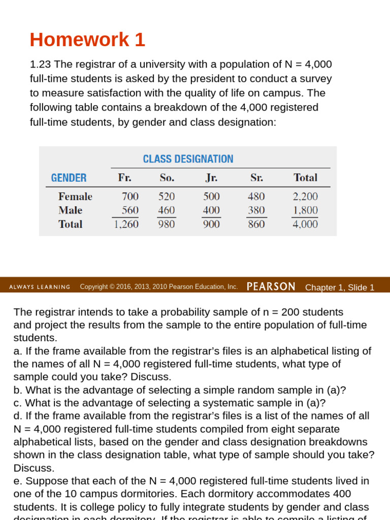 BSFC7e CH01 Homework | PDF