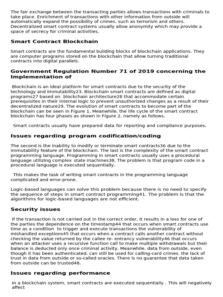 Summary Smart Contract Jurnal Istinbath | PDF | Computer Programming ...