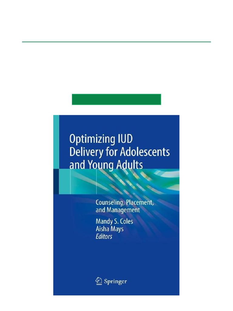 IUD Delivery for Young Adults Guide | PDF | Birth Control | Family Planning