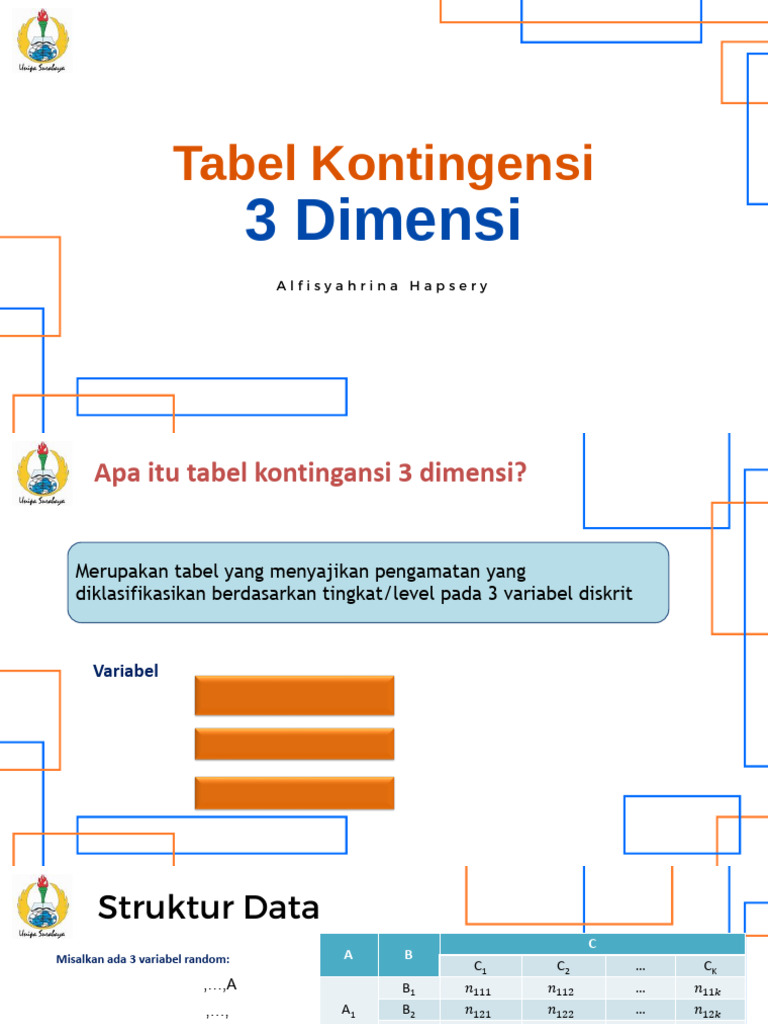 Tabel Kontingensi Tiga Variabel | PDF