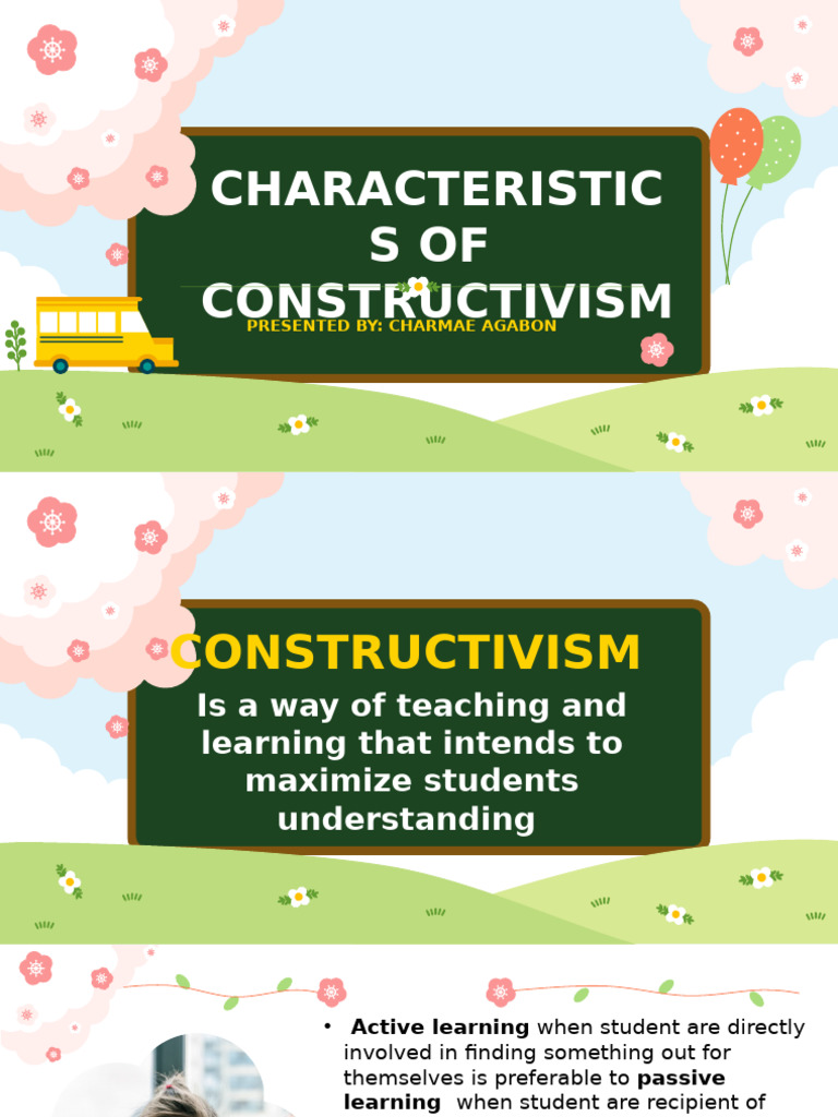 Key Characteristics of Constructivism | PDF