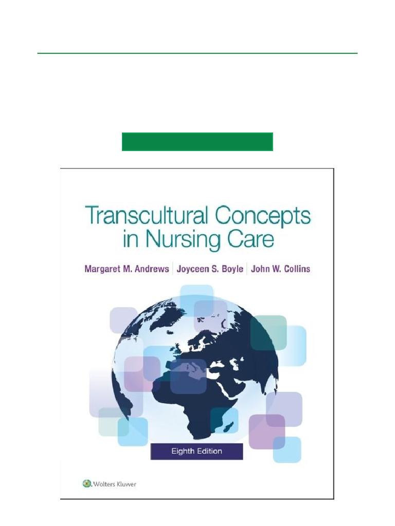 Transcultural Concepts in Nursing Care - 8th Edition Full Book Download ...