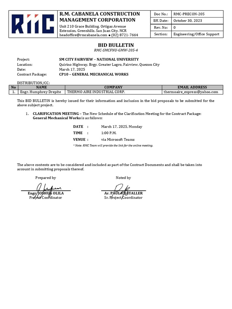 RMC Smcfnu Bb04 Gew 17mar2025 Thermoaire Signed | PDF