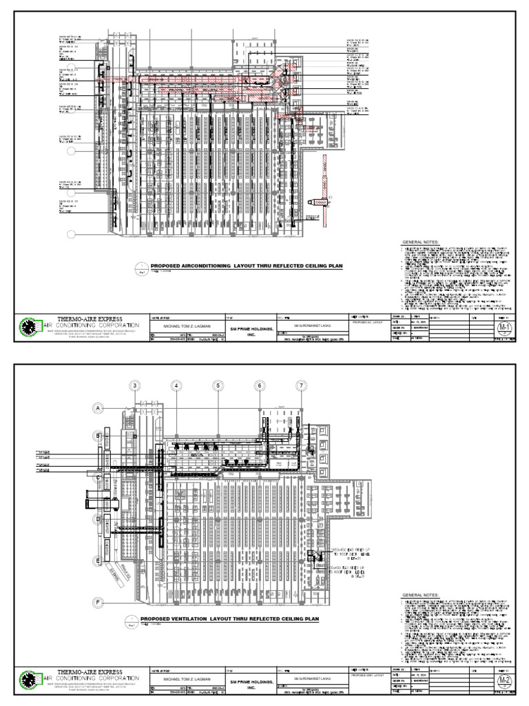 PROPOSED ME AC LAYOUT FOR SUPERMARKET LAOAG | PDF