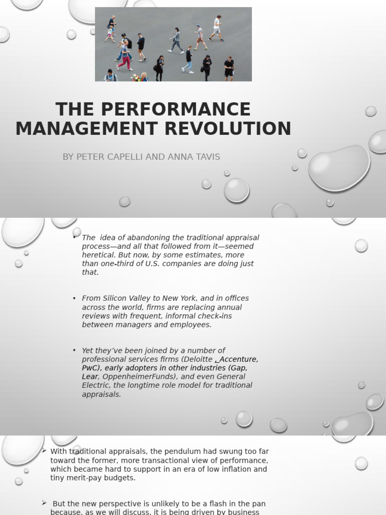 Performance Management Revolution | PDF