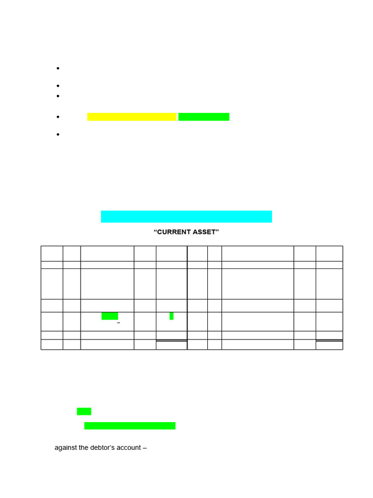 TRADE RECEIVABLE CONTROL ACCOUNT REVISED | PDF | Debits And Credits ...