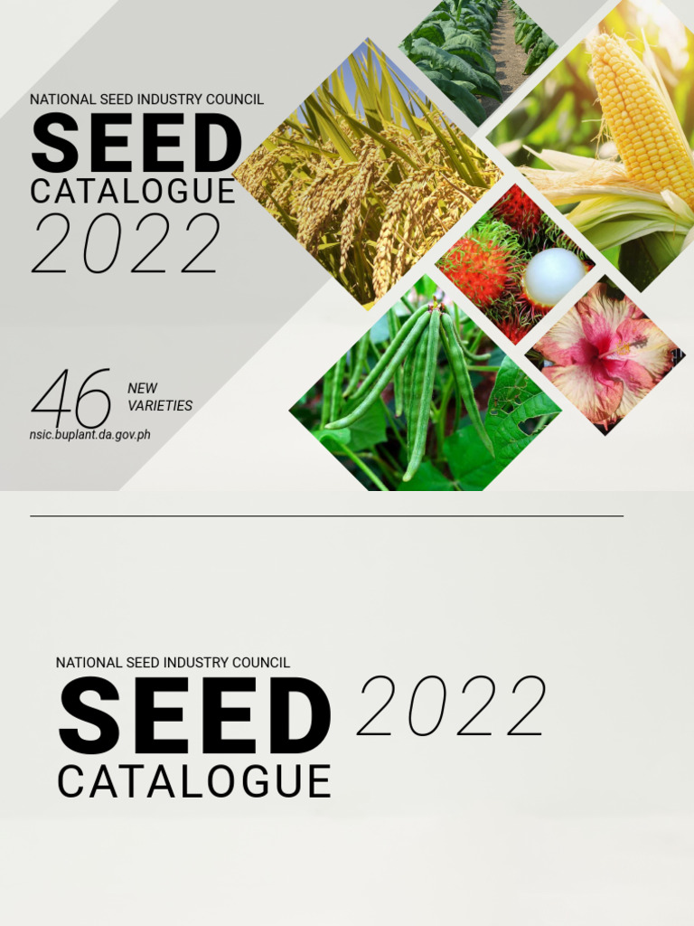 NSIC Seed Variety Catalogue 2022 | PDF | Rice | Agriculture