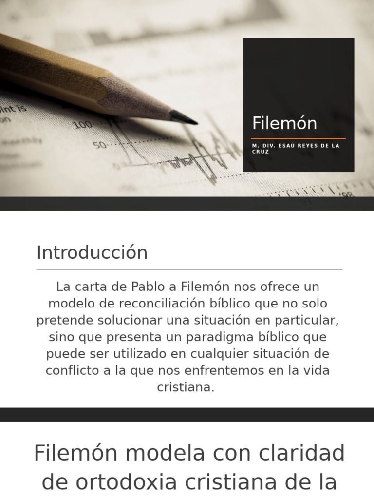 Lección 1 | PDF | Epístola a Filemón | Cristo (título)