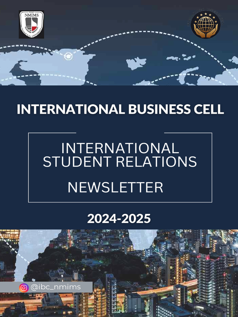 International Student Relations Newsletter 2024-2025 | PDF | Mentorship