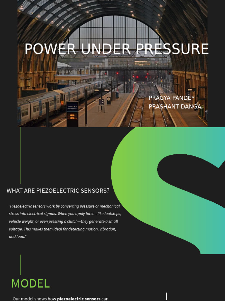 Power Under Pressure | PDF | Piezoelectricity | Energy Harvesting