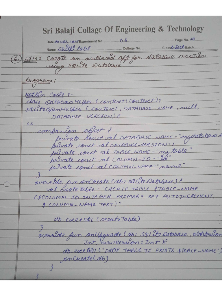 MAD Lab (6,7,8,10) | PDF