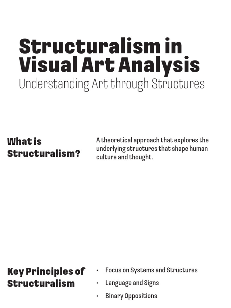 VA1 Structuralism | PDF