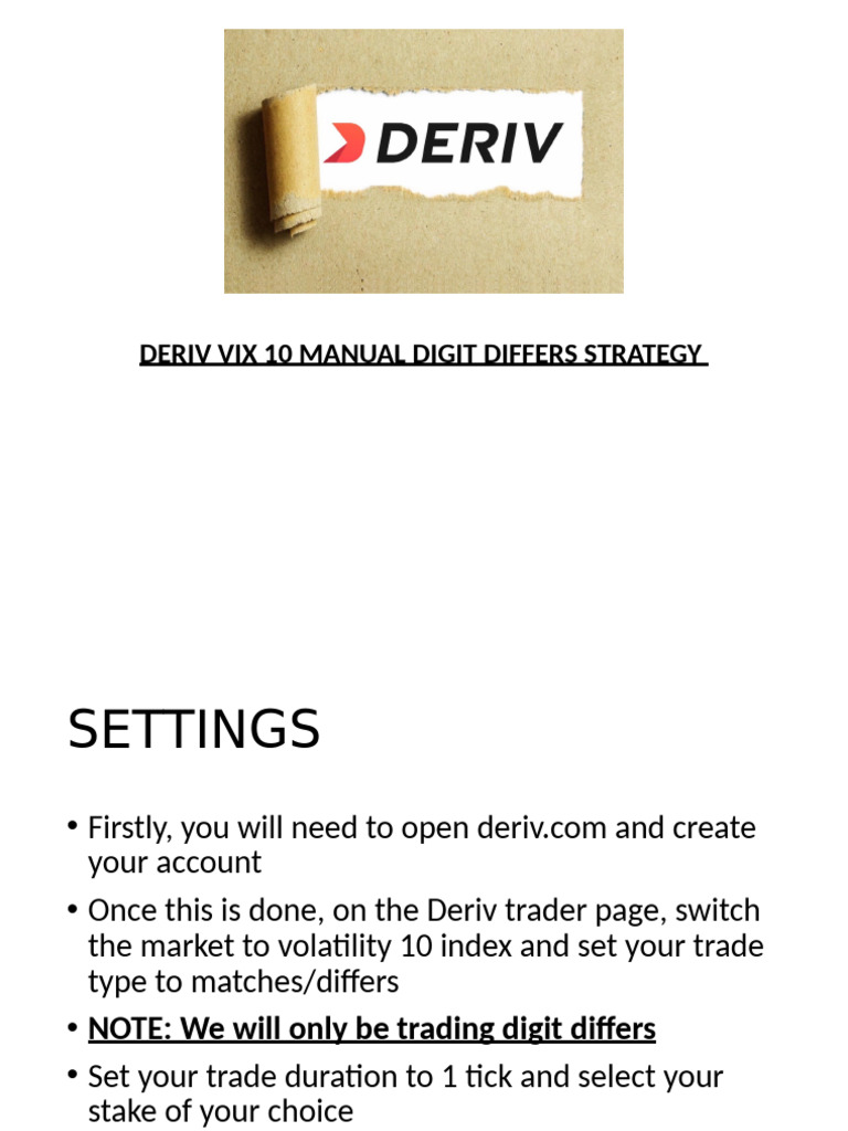 Vix 10 Manual Strategy | PDF