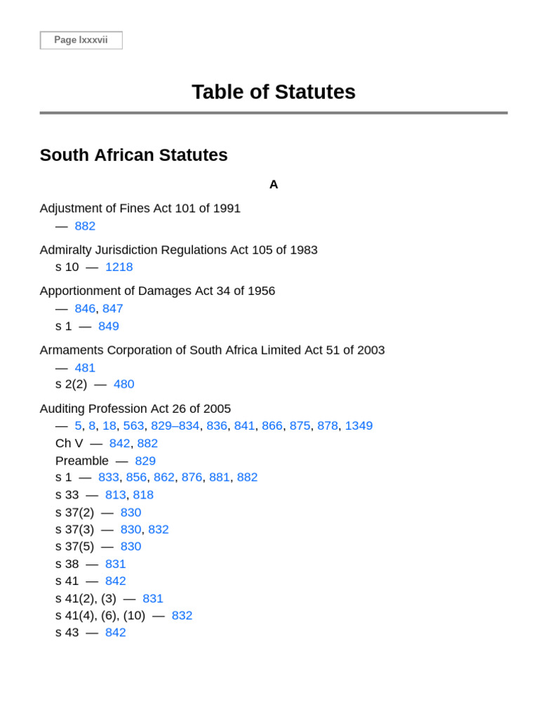 Contemporary Company Law - (Table of Statutes) | PDF | All Rights ...