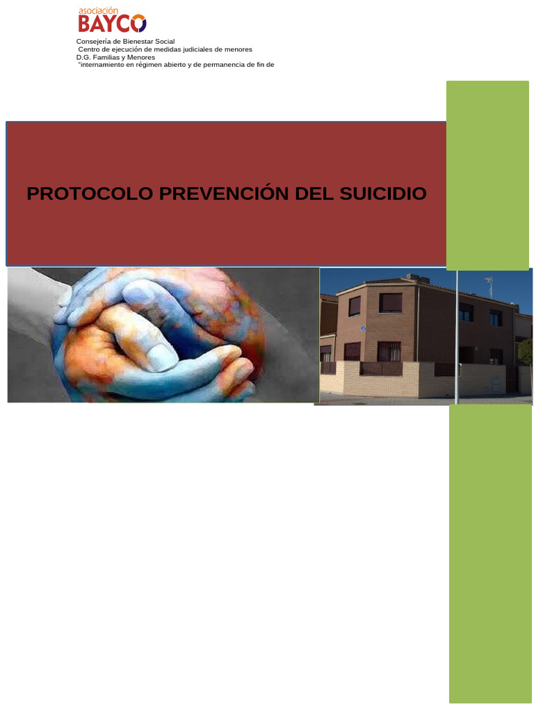 Protocolo Prevención Del Suicidio | PDF | Suicidio | Depresión (estado de ánimo)