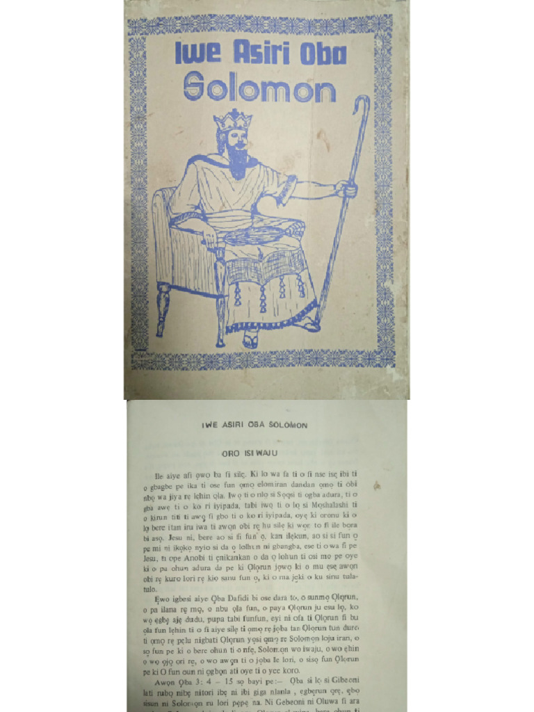 Iwe Asiri Oba Solomon Pdf