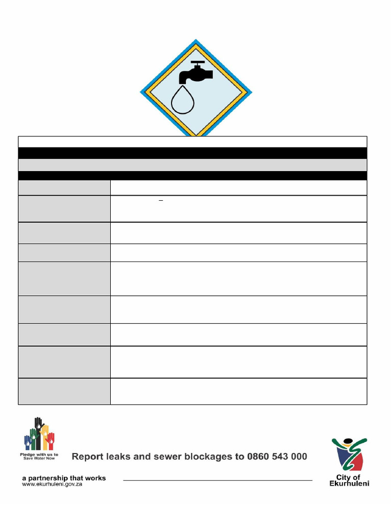 Vosloorus Water Supply Interruption Notice | PDF