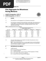 Aashto M 6 | PDF | Concrete | Construction Aggregate