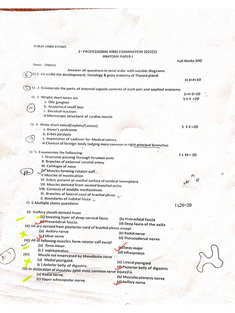 Proff Paper 2020 Batch-1 | PDF