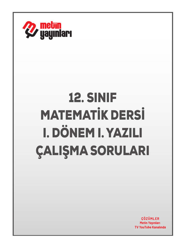 12.Snf Yazılı | PDF