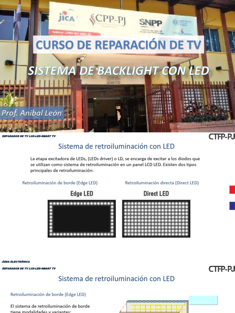 Curso de Reparación de TV: Backlight LED | PDF | Diodo emisor de luz ...