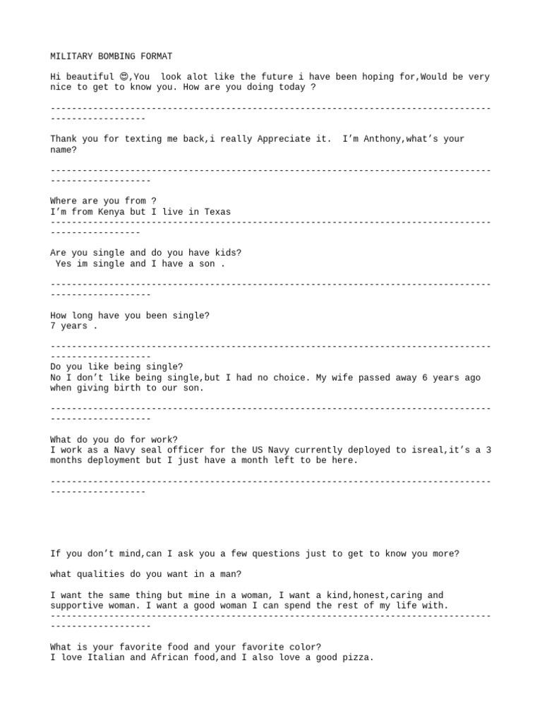 Military Officer's Personal Profile | PDF