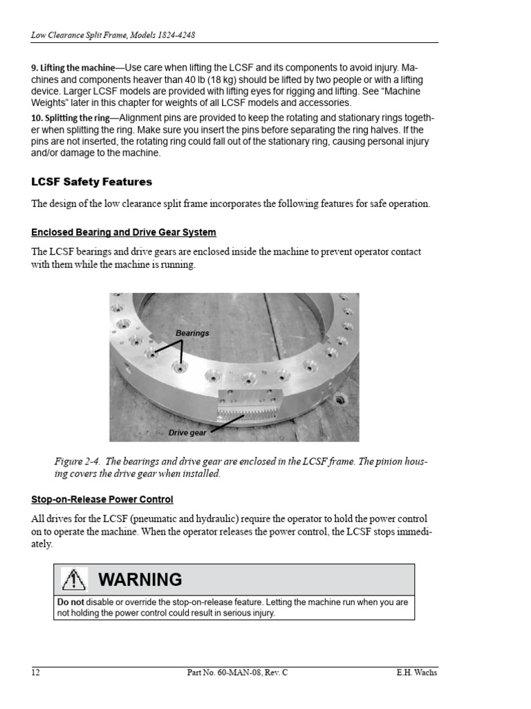 Warning: LCSF Safety Features | PDF | Gear | Nut (Hardware)