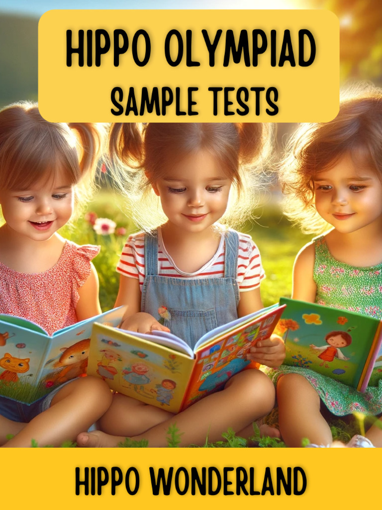 Baby Hippo Little Hippo Sample Tests | PDF