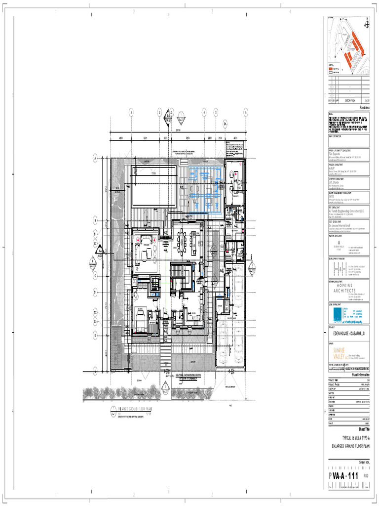 p Va a 111_enlarged Ground Flr Plan_typical Villa A | PDF