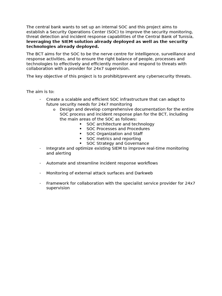 CDC SOC BCT V1 2025 English | PDF | Computer Security | Security