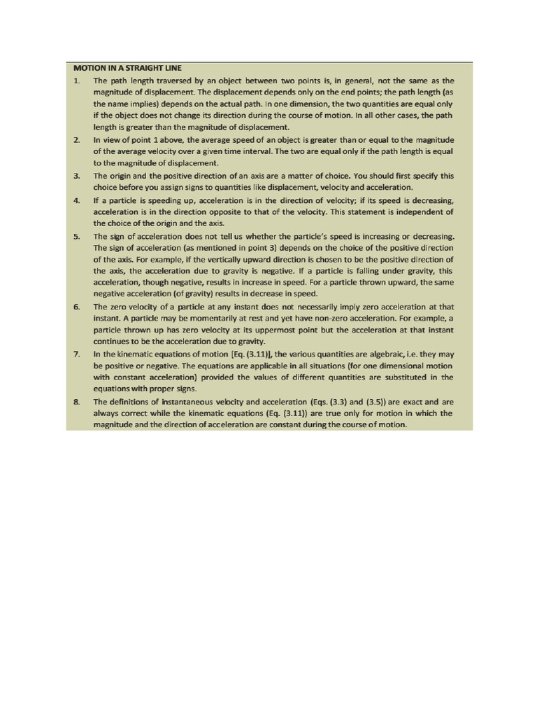 Physics Class Xi Ncert | PDF