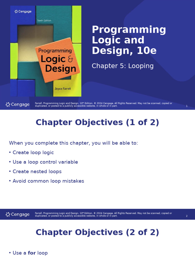 Loop Control in Programming Logic | PDF | Control Flow | Computer ...