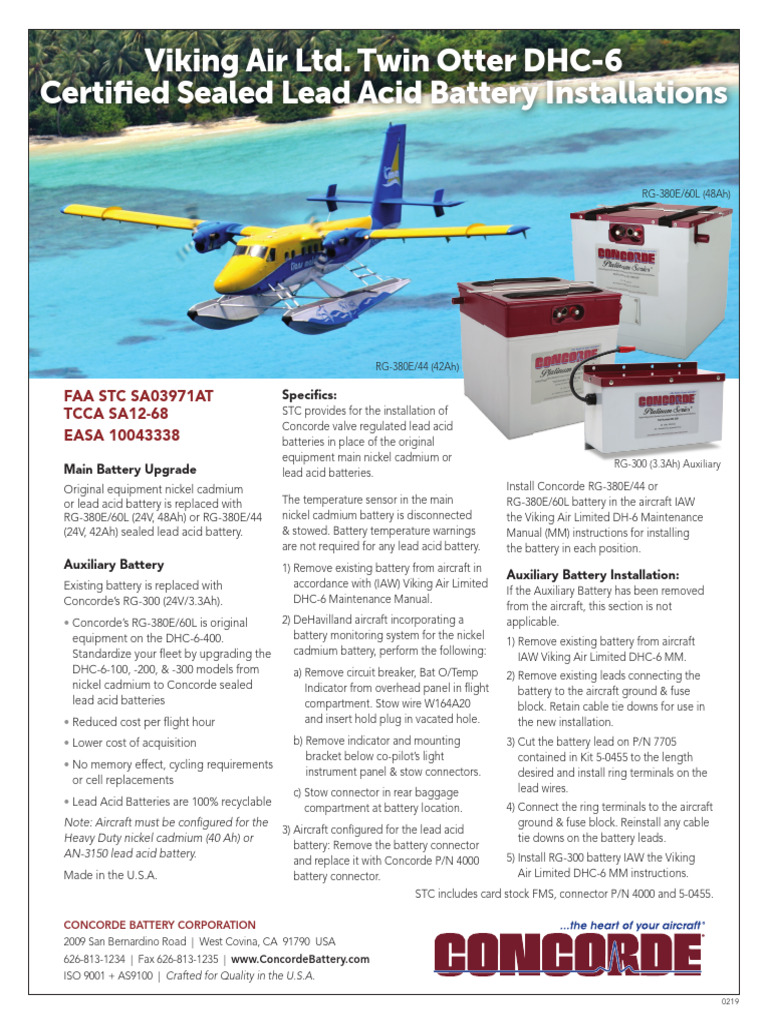 STC-Brochure-TwinOtterBrochure V10 HR | PDF | Electrical Connector ...