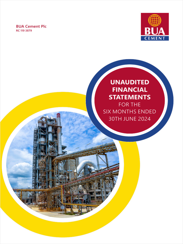 BUA Cement Unaudited Financial Statement For Half Year 2024 | PDF ...