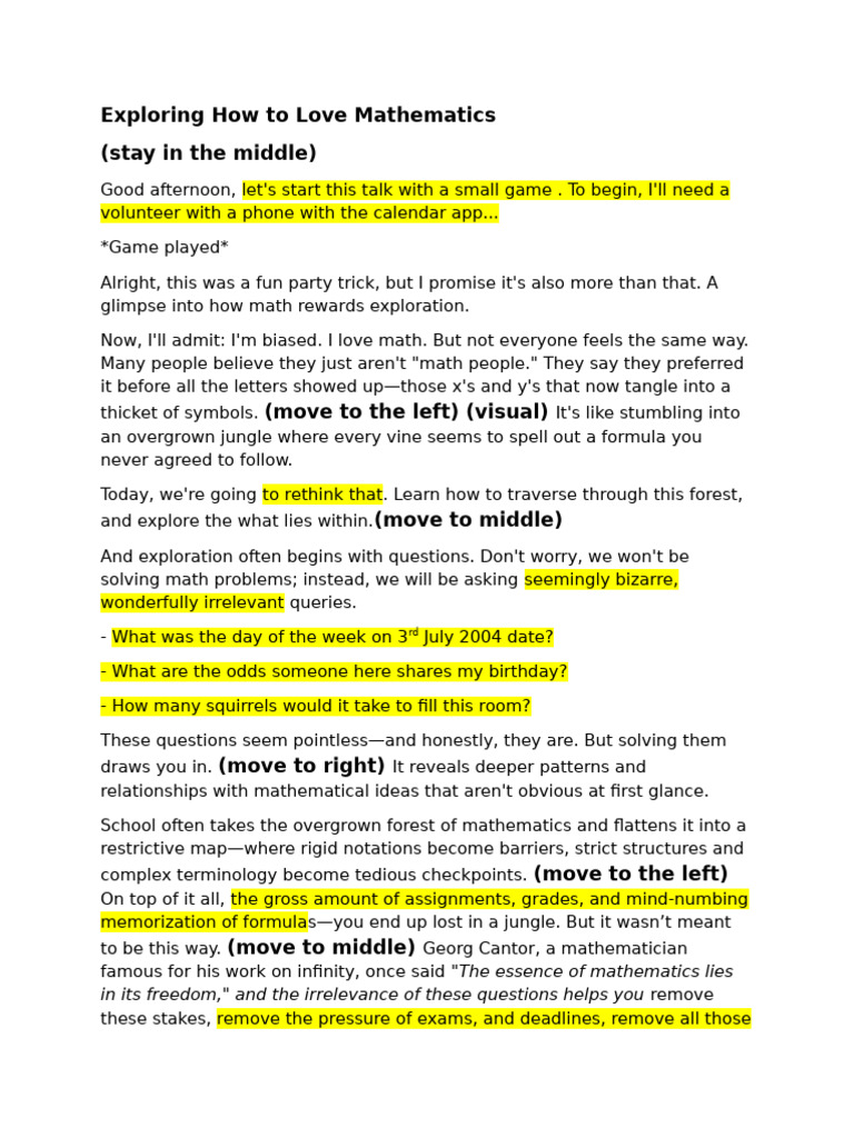 Exploring How to Love Mathematics-final | PDF | Mathematics | Curiosity