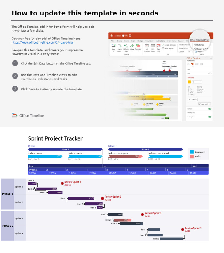 Sprint Project Tracker Template | PDF | Software | Computing