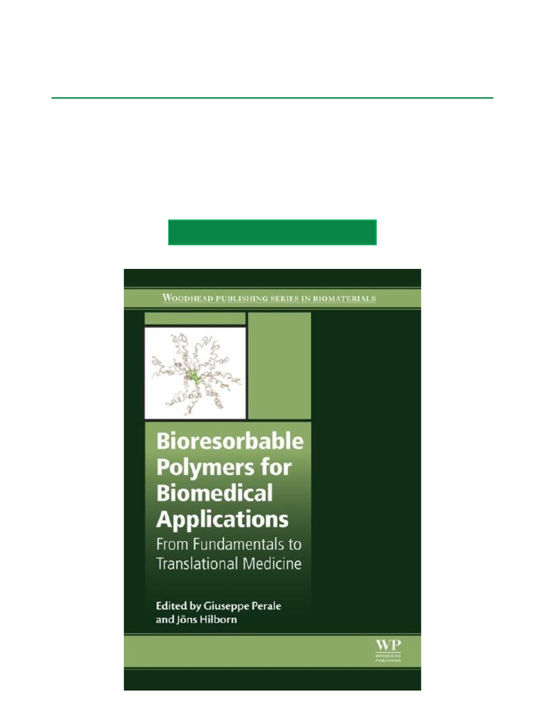 Bioresorbable Polymers in Medicine | PDF | Biomaterial | Tissue Engineering