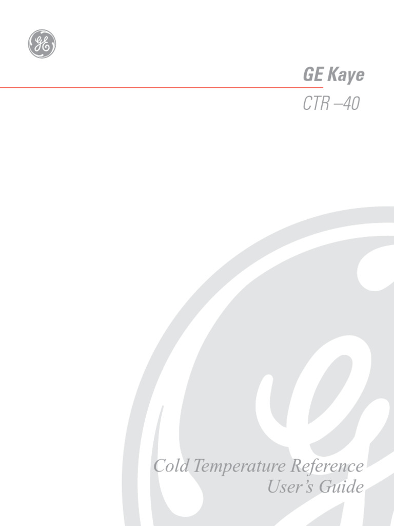Kaye-CTR-40-Users-Guide-Rev-371501-INS | PDF | Electricity | Electrical ...