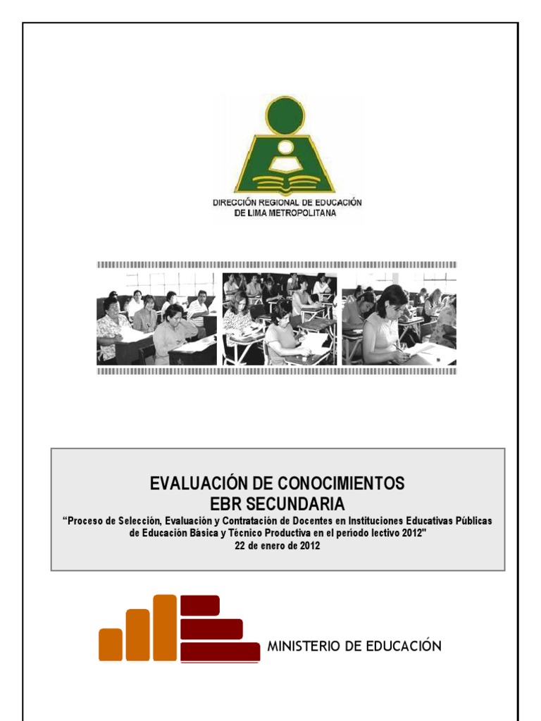 Examen Ebr Secundaria | PDF | Plan de estudios | Educación Secundaria