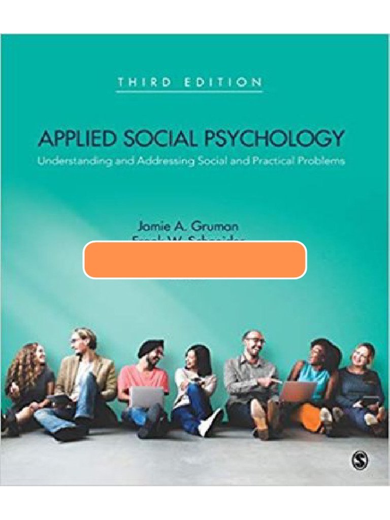 Testbank for Applied Social Psychology Understanding and Addressing ...
