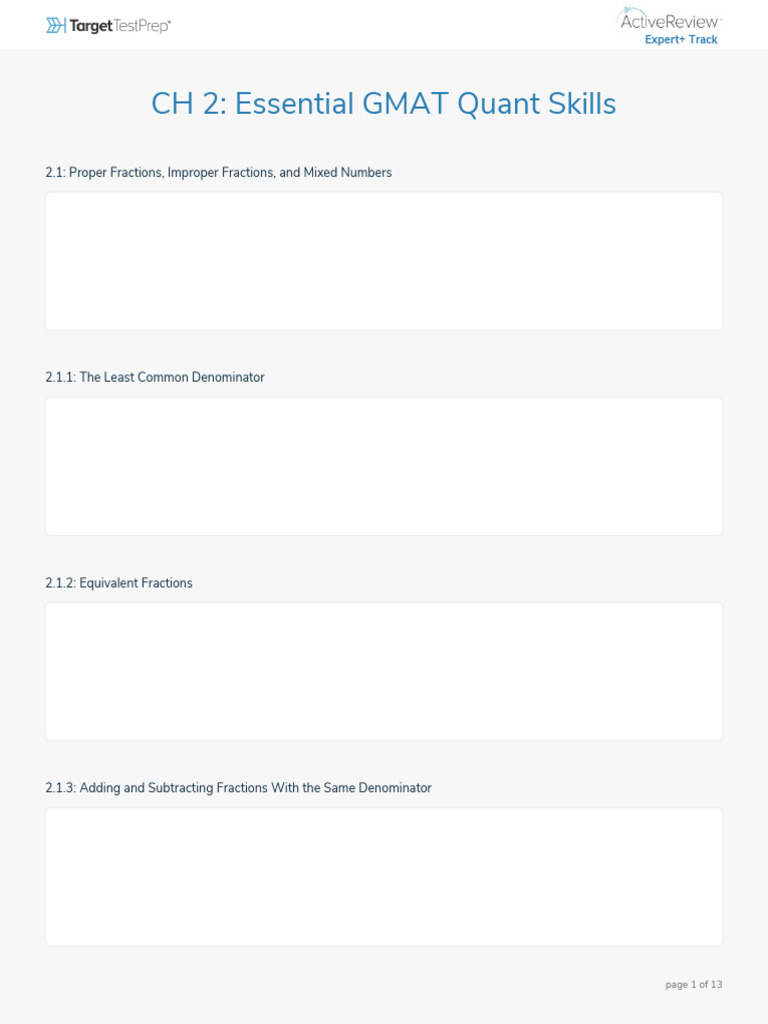Gmat 1 | PDF | Mathematical Notation | Algebra