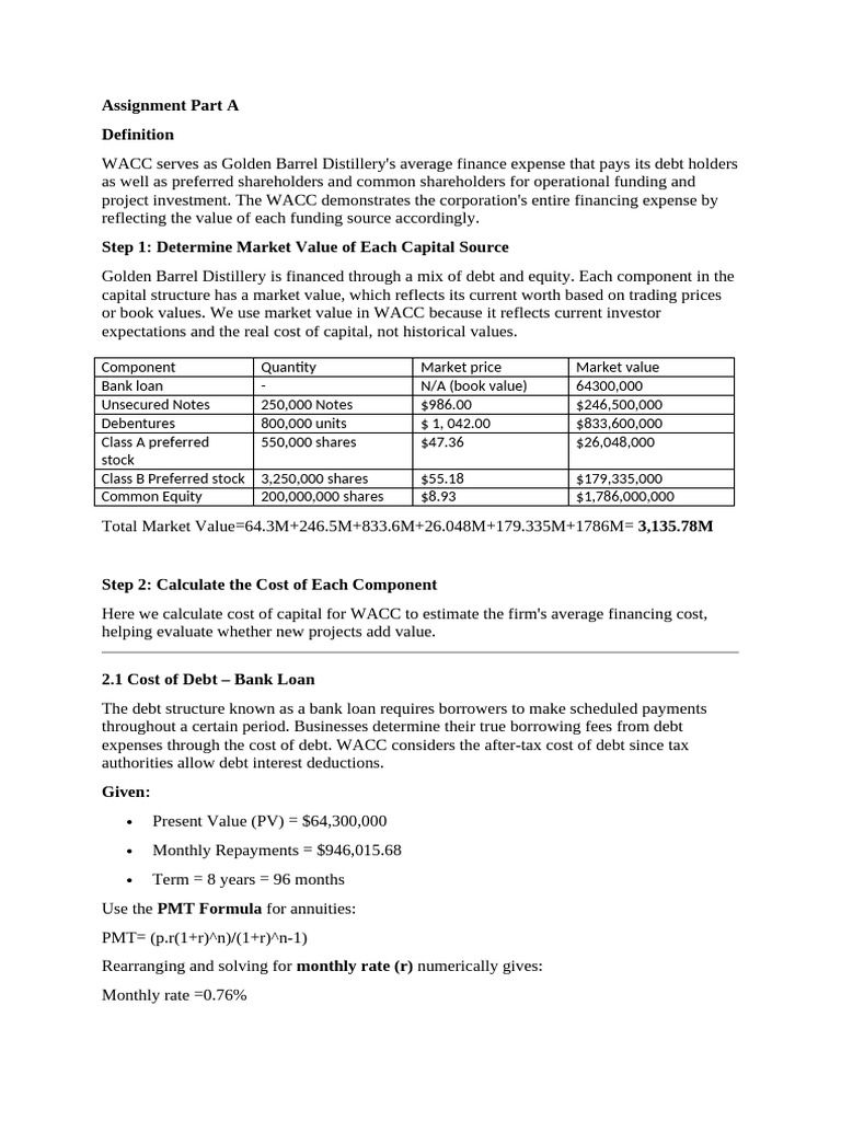 Updated | PDF | Cost Of Capital | Net Present Value