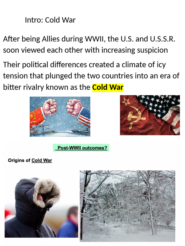 Intro To On China Powerpoint | PDF | Cold War | International Relations