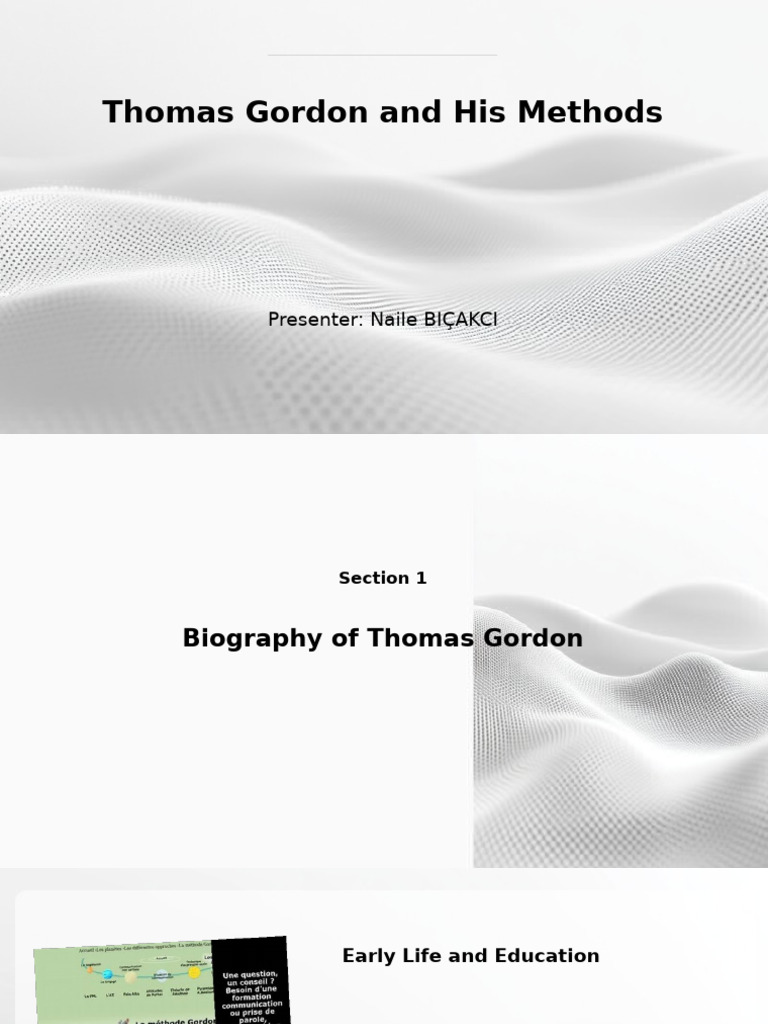 Thomas Gordon's Communication Methods | PDF | Conflict Resolution ...